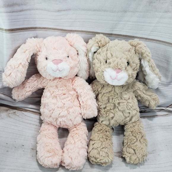 Mary Meyer | Toys | Mary Meyer Putty Bunny Rabbits Pink Brown Plush ...